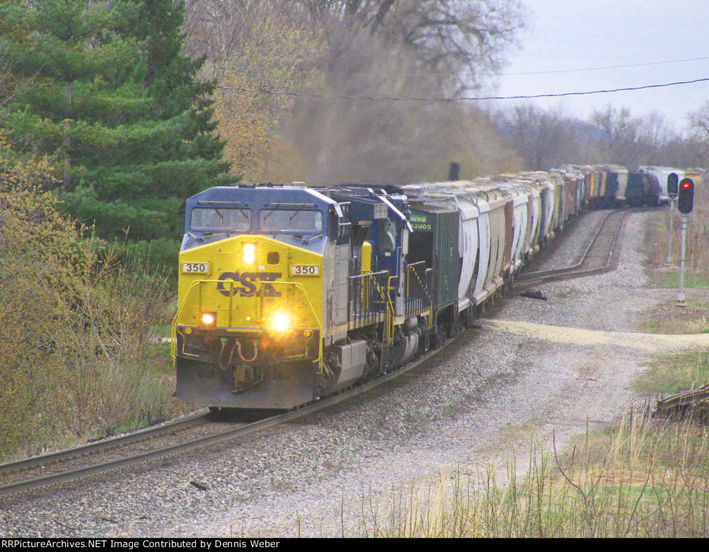 CSXT 350, CP's River Sub.